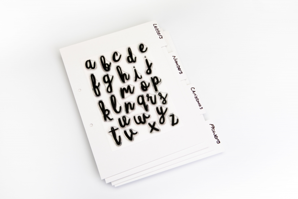 A4 Tabbed Stamp Storage Sheet - Stix2