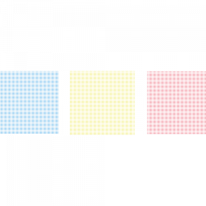 A4 Gingham Card - Small Squares- Pastel Pink - Stix2