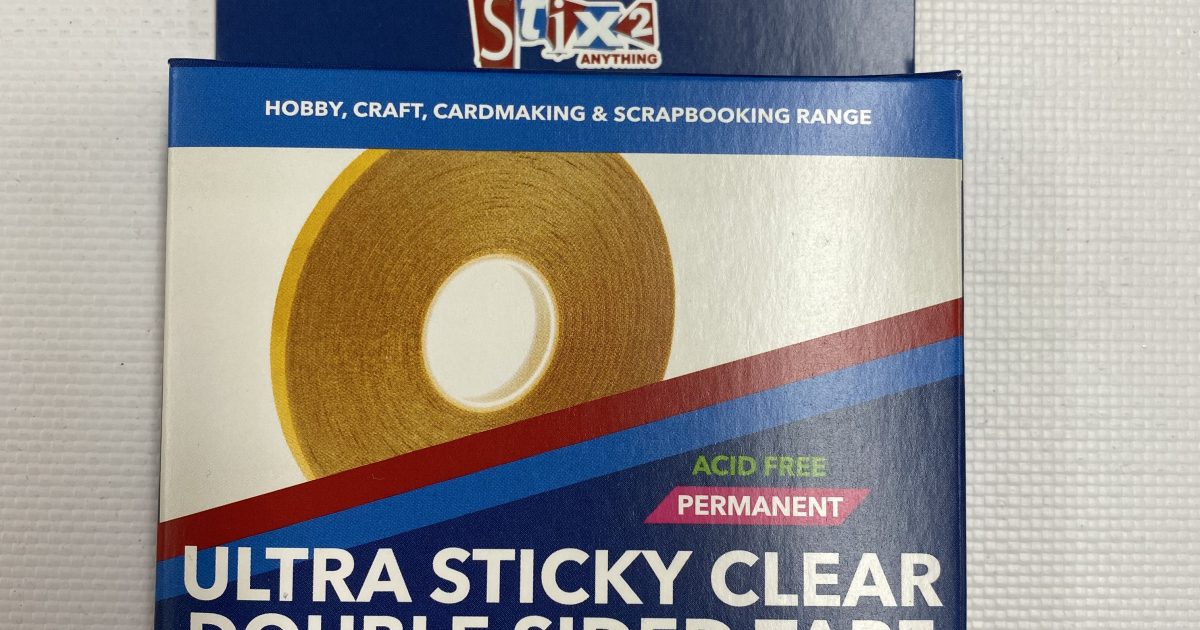 Double Sided Polyester Ultra Sticky Clear Tape - 3.5mm x 16m - Stix2