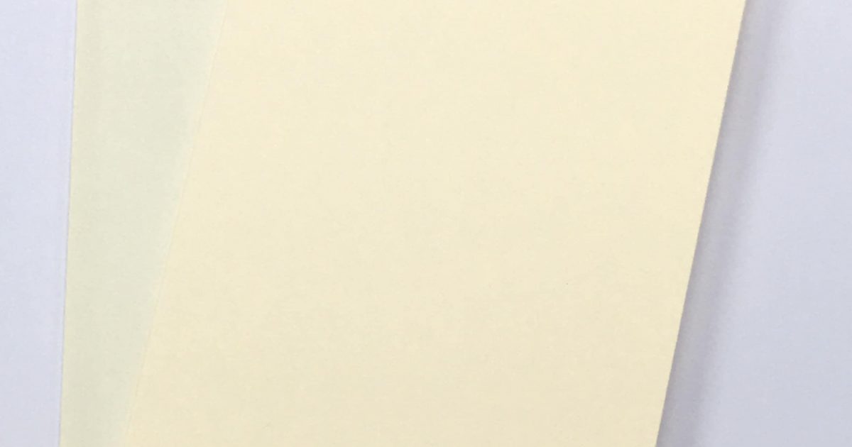 DL Ivory 300GSM Card and Envelope - Stix2