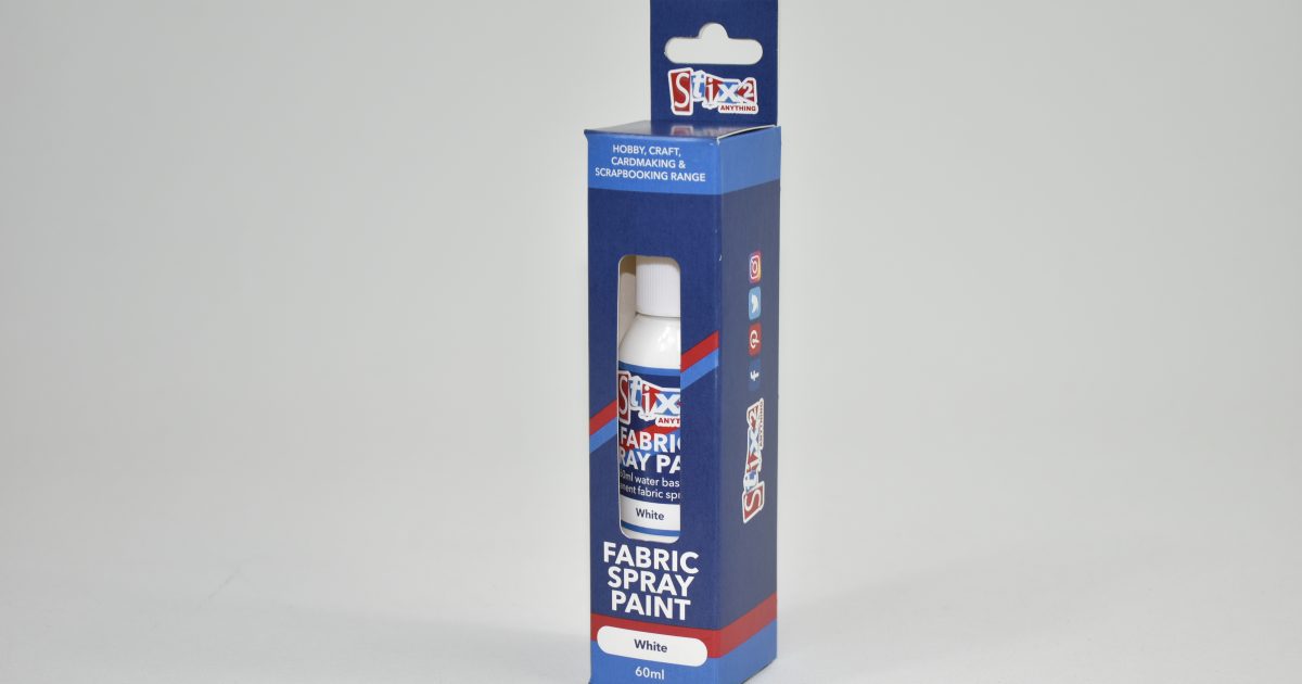 Fabric Spray Paint - White - Stix2