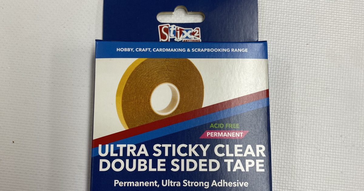 Double Sided Polyester Ultra Sticky Clear Tape - 6mm x 16m - Stix2
