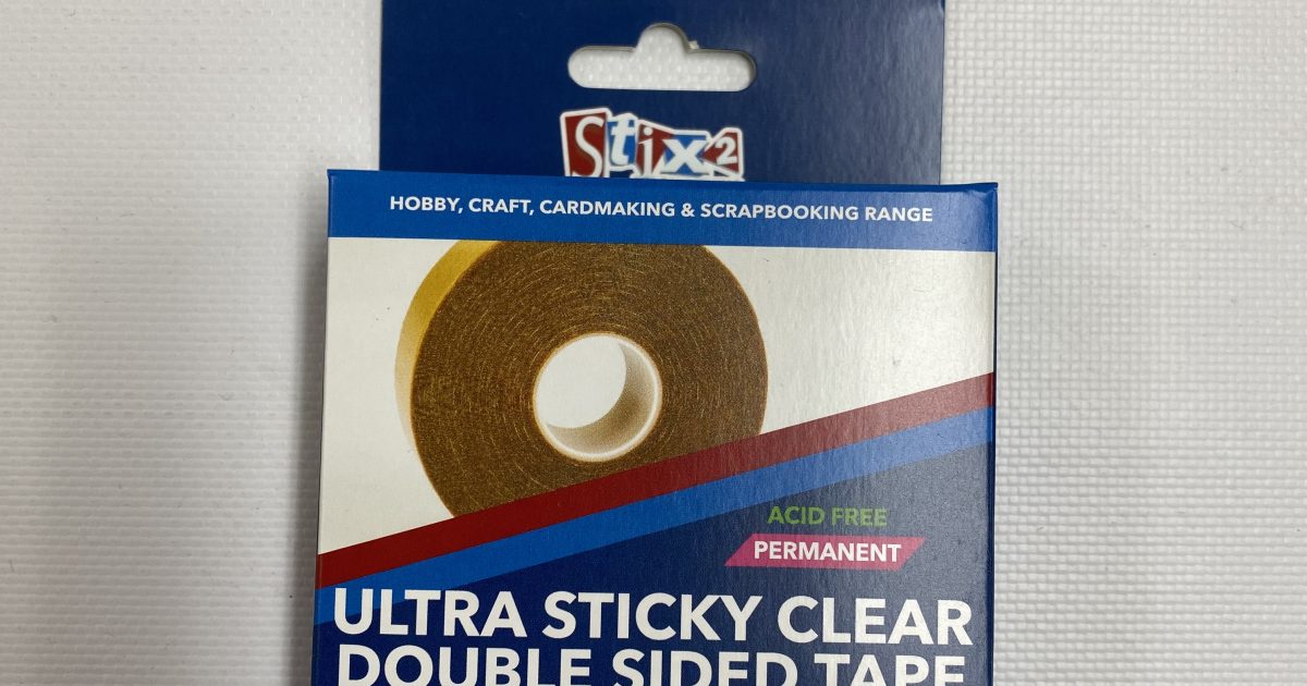 Double Sided Polyester Ultra Sticky Clear Tape - 25mm x 16m - Stix2