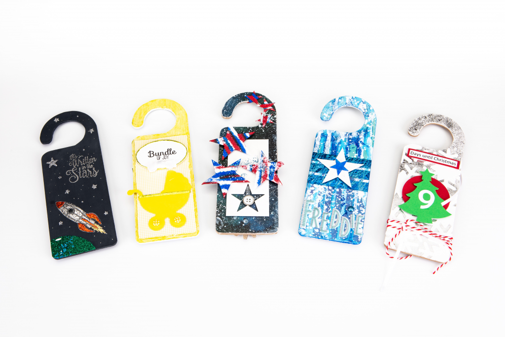 MDF Door Hangers- Pack of 4 - Stix2